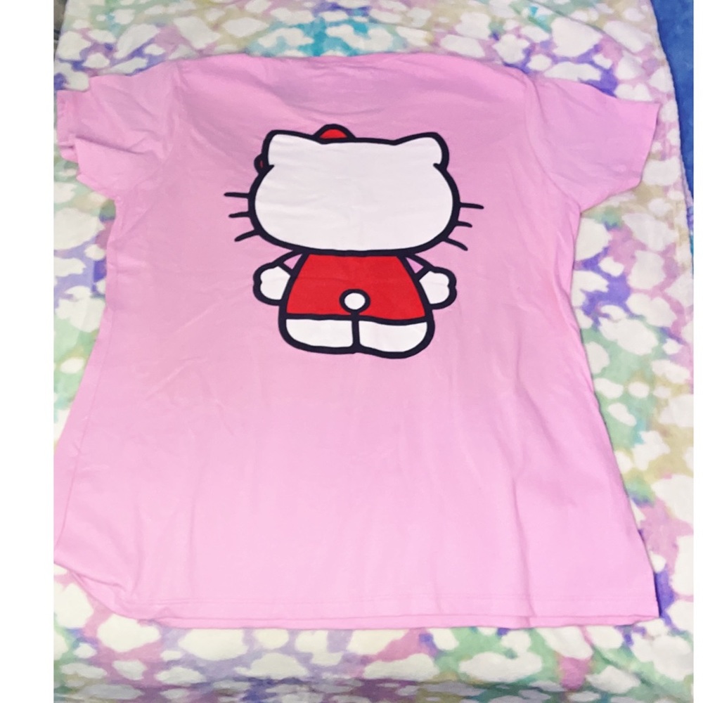 Hello Kitty Front And Back Tshirt - Gem